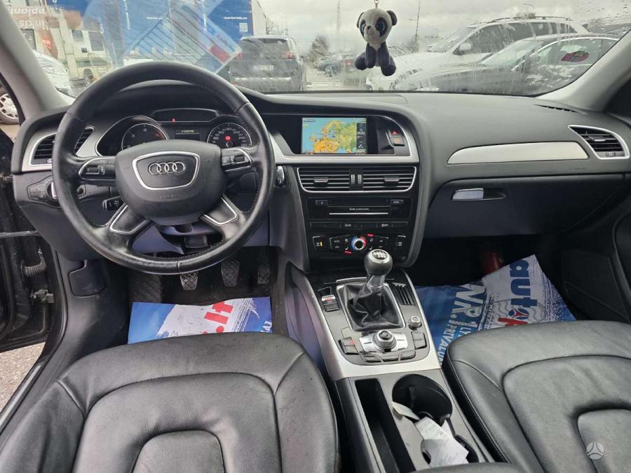 Black Audi A4 2013 in Kaunas, with an engine capacity of 1.97 L and mileage of 251 thousand km for 7350 €, photo 25 on AUTOMOTO.COM.LV