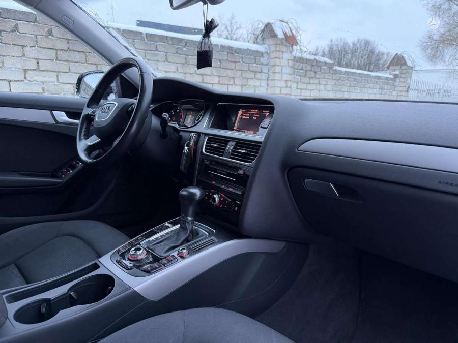 Melns Audi A4 2013 Kauņa, ar dzinēja tilpumu 1.97 L un nobraukumu 338 tūkst. km par 6350 €, foto 14 vietnē AUTOMOTO.COM.LV