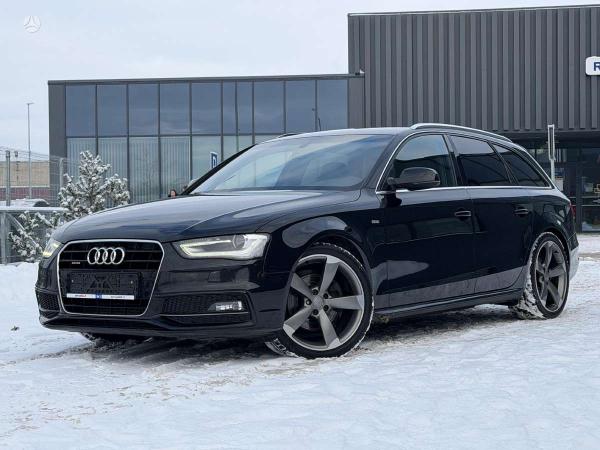 Black Audi A4 2013 in Siauliai, with an engine capacity of 1.97 L and mileage of 286 thousand km for 9190 €, photo 1 on AUTOMOTO.COM.LV