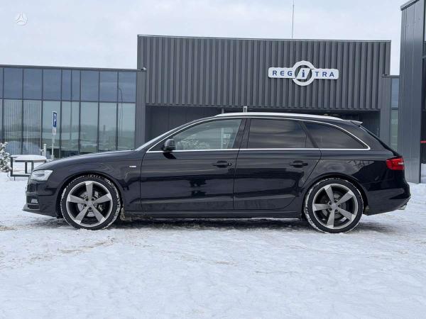 Black Audi A4 2013 in Siauliai, with an engine capacity of 1.97 L and mileage of 286 thousand km for 9190 €, photo 7 on AUTOMOTO.COM.LV
