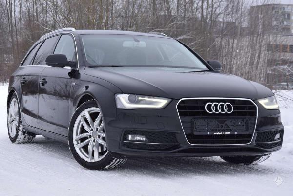Black Audi A4 2013 in Vilnius, with an engine capacity of 1.97 L and mileage of 278 thousand km for 6800 €, photo 2 on AUTOMOTO.COM.LV