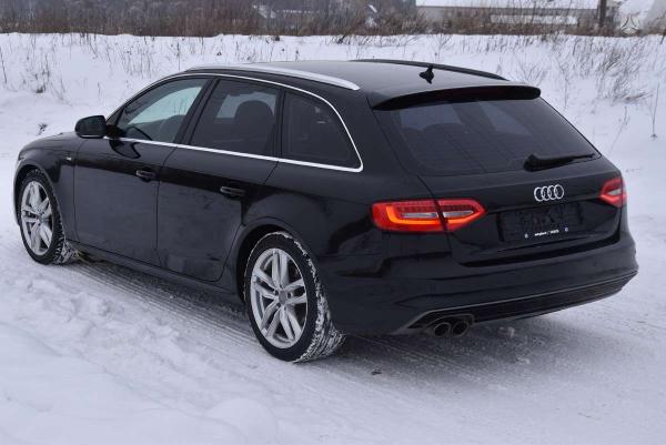 Black Audi A4 2013 in Vilnius, with an engine capacity of 1.97 L and mileage of 278 thousand km for 6800 €, photo 5 on AUTOMOTO.COM.LV