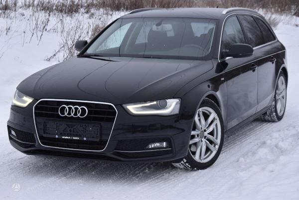 Black Audi A4 2013 in Vilnius, with an engine capacity of 1.97 L and mileage of 278 thousand km for 6800 €, photo 6 on AUTOMOTO.COM.LV
