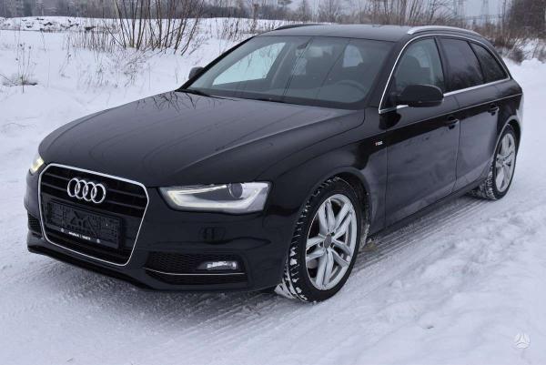 Black Audi A4 2013 in Vilnius, with an engine capacity of 1.97 L and mileage of 278 thousand km for 6800 €, photo 9 on AUTOMOTO.COM.LV