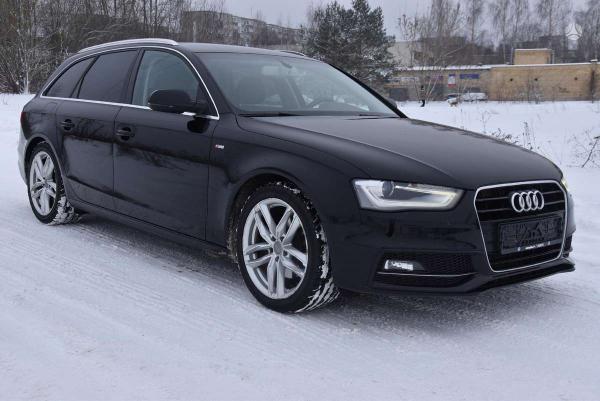 Black Audi A4 2013 in Vilnius, with an engine capacity of 1.97 L and mileage of 278 thousand km for 6800 €, photo 10 on AUTOMOTO.COM.LV