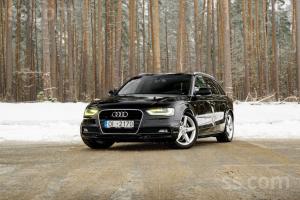 Black Audi A4 2013 in Riga, with an engine capacity of 2.00 L and mileage of 351 thousand km for 7990 €, photo  on AUTOMOTO.COM.LV