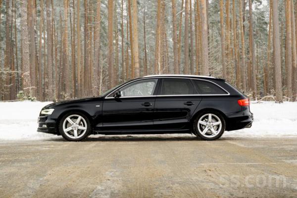 Melns Audi A4 2013 Rīga, ar dzinēja tilpumu 2.00 L un nobraukumu 351 tūkst. km par 7990 €, foto 4 vietnē AUTOMOTO.COM.LV