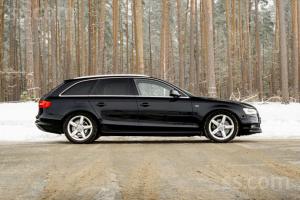 Black Audi A4 2013 in Riga, with an engine capacity of 2.00 L and mileage of 351 thousand km for 7990 €, photo 8 on AUTOMOTO.COM.LV