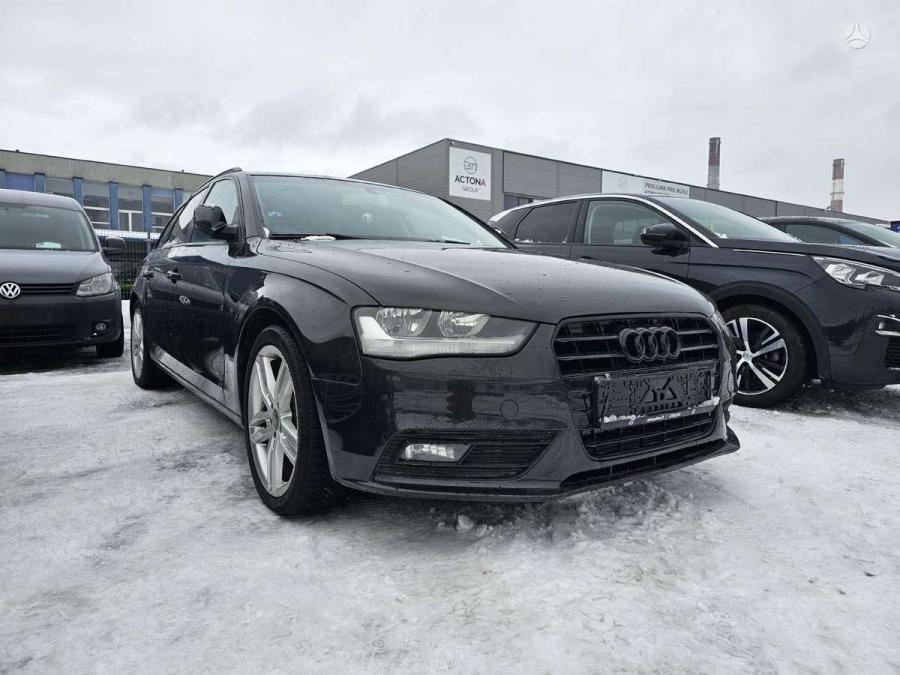 Melns Audi A4 2013 Kauņa, ar dzinēja tilpumu 1.97 L un nobraukumu 271 tūkst. km par 7499 €, foto 1 vietnē AUTOMOTO.COM.LV