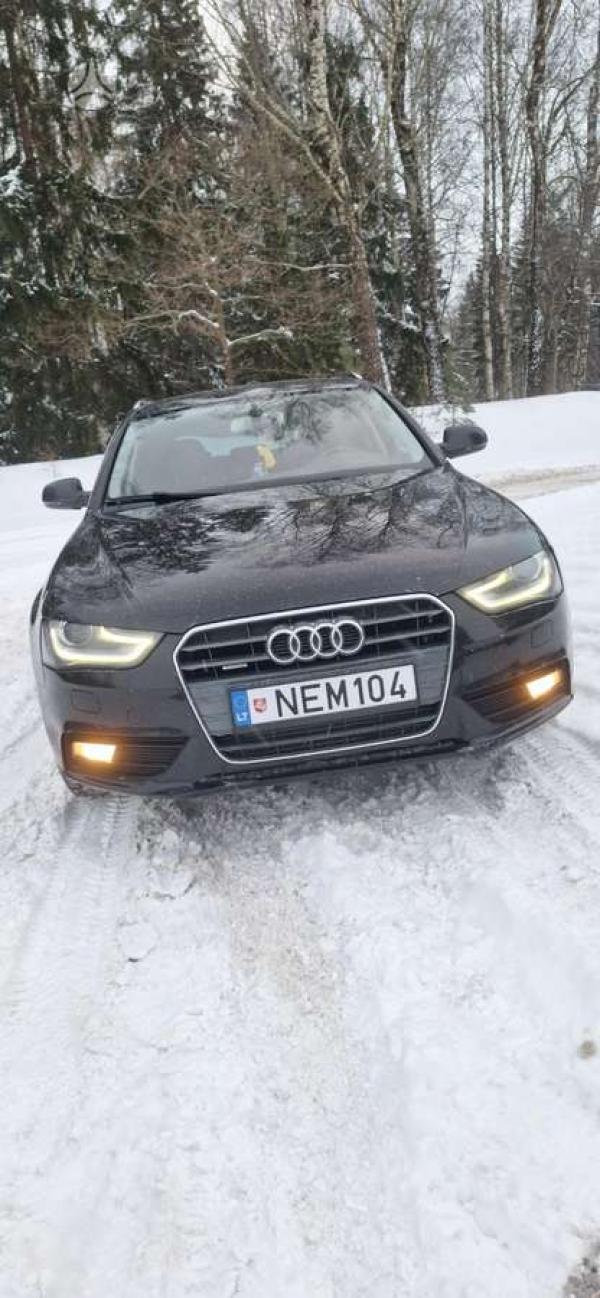 Black Audi A4 2013 in Siauliai, with an engine capacity of 1.97 L and mileage of 342 thousand km for 7000 €, photo 3 on AUTOMOTO.COM.LV