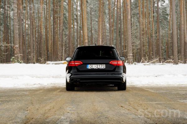 Black Audi A4 2013 in Riga, with an engine capacity of 2.00 L and mileage of 351 thousand km for 7290 €, photo 6 on AUTOMOTO.COM.LV