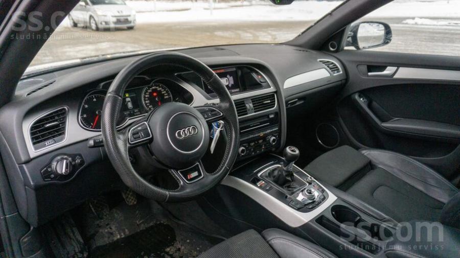 Melns Audi A4 2013 Rīga, ar dzinēja tilpumu 2.00 L un nobraukumu 351 tūkst. km par 7290 €, foto 9 vietnē AUTOMOTO.COM.LV