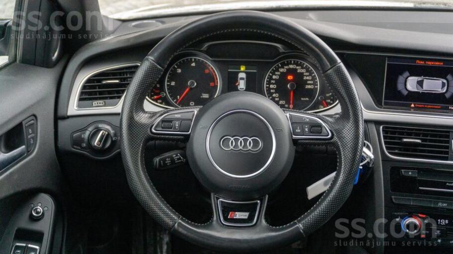 Melns Audi A4 2013 Rīga, ar dzinēja tilpumu 2.00 L un nobraukumu 351 tūkst. km par 7290 €, foto 13 vietnē AUTOMOTO.COM.LV