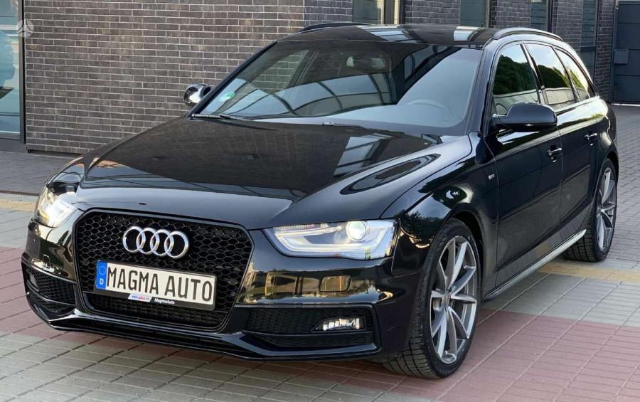 Melns Audi A4 2013 Marijampole, ar dzinēja tilpumu 2.97 L un nobraukumu 182 tūkst. km par 12950 €, foto 2 vietnē AUTOMOTO.COM.LV