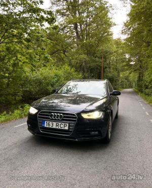 Melns Audi A4 2013 Tallina, ar dzinēja tilpumu 2.00 L un nobraukumu 270 tūkst. km par 8246 €, foto  vietnē AUTOMOTO.COM.LV