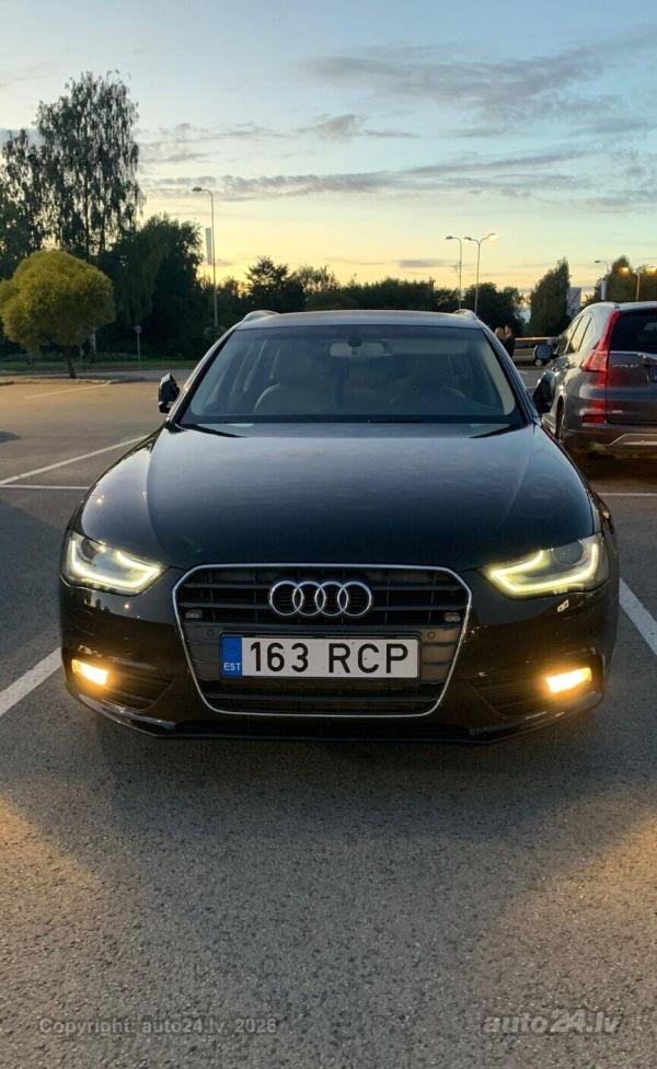 Black Audi A4 2013 in Tallinn, with an engine capacity of 2.00 L and mileage of 270 thousand km for 8246 €, photo 3 on AUTOMOTO.COM.LV