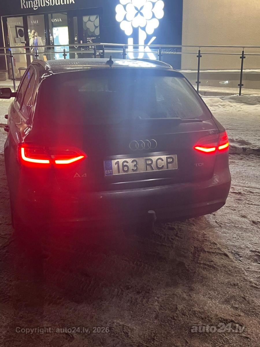 Black Audi A4 2013 in Tallinn, with an engine capacity of 2.00 L and mileage of 270 thousand km for 8246 €, photo 21 on AUTOMOTO.COM.LV