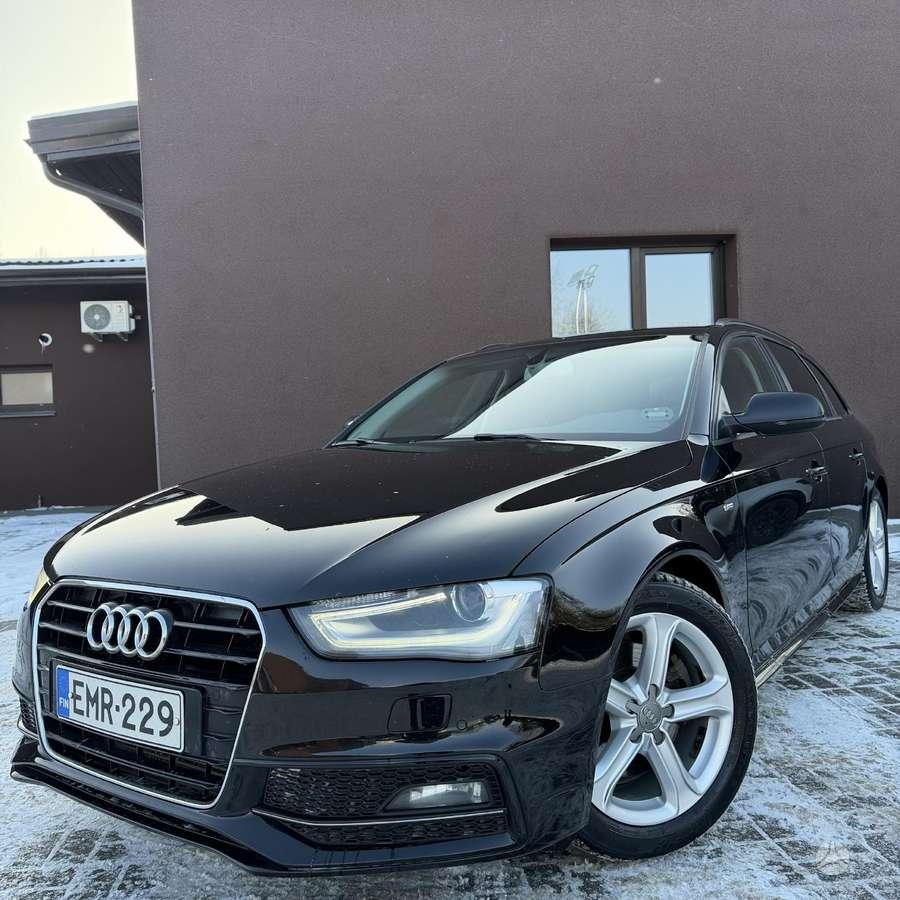 Melns Audi A4 2013 Kaišiadorys, ar dzinēja tilpumu 1.97 L un nobraukumu 347 tūkst. km par 7750 €, foto 1 vietnē AUTOMOTO.COM.LV