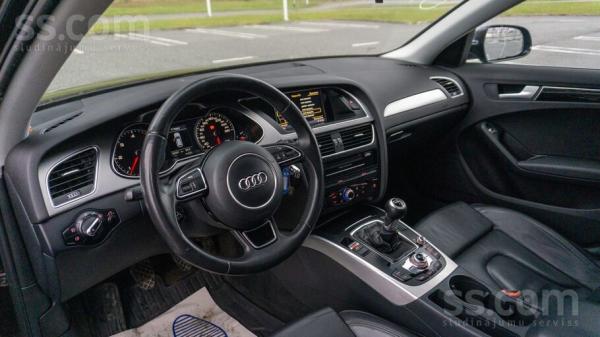 Melns Audi A4 2013 Rīga, ar dzinēja tilpumu 2.00 L un nobraukumu 295 tūkst. km par 7890 €, foto 9 vietnē AUTOMOTO.COM.LV