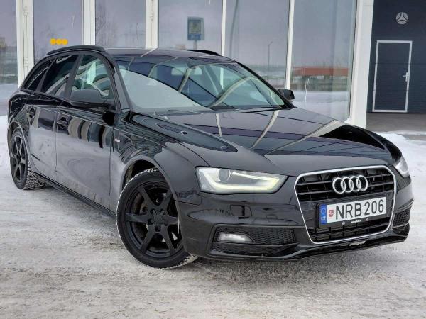 Melns Audi A4 2013 Viļņa, ar dzinēja tilpumu 1.97 L un nobraukumu 340 tūkst. km par 7600 €, foto 1 vietnē AUTOMOTO.COM.LV