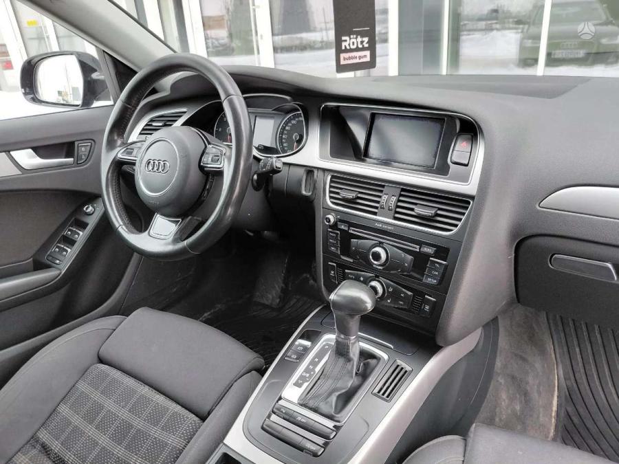 Black Audi A4 2013 in Vilnius, with an engine capacity of 1.97 L and mileage of 340 thousand km for 7600 €, photo 13 on AUTOMOTO.COM.LV