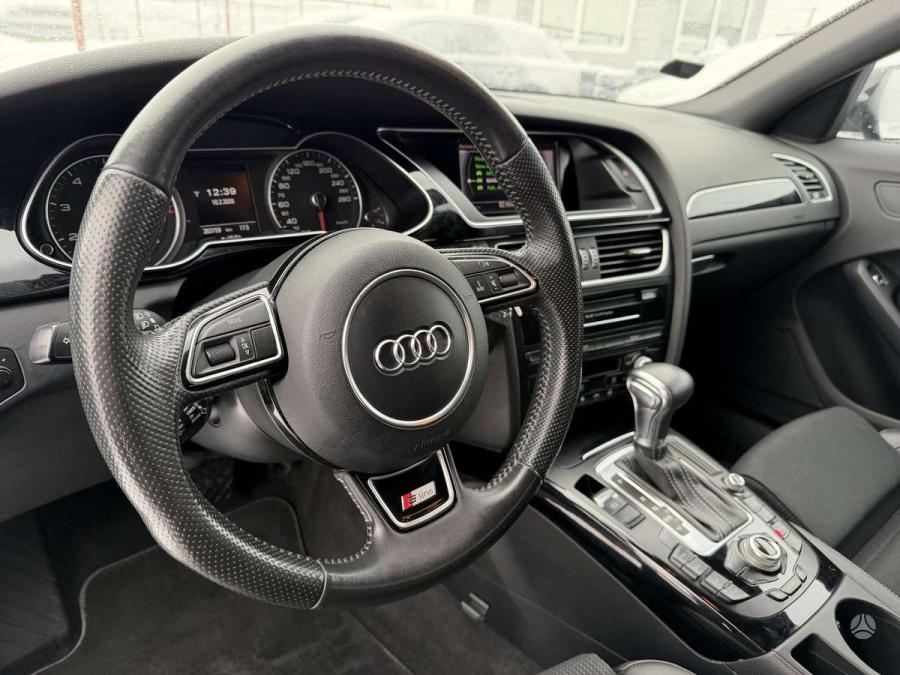 Melns Audi A4 2013 Kauņa, ar dzinēja tilpumu 1.80 L un nobraukumu 260 tūkst. km par 8900 €, foto 10 vietnē AUTOMOTO.COM.LV