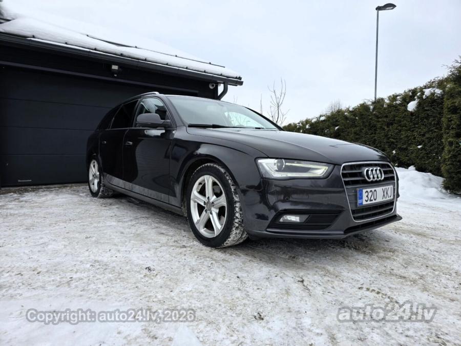 Black Audi A4 2013 in Tartu, with an engine capacity of 2.00 L and mileage of 331 thousand km for 6790 €, photo 8 on AUTOMOTO.COM.LV