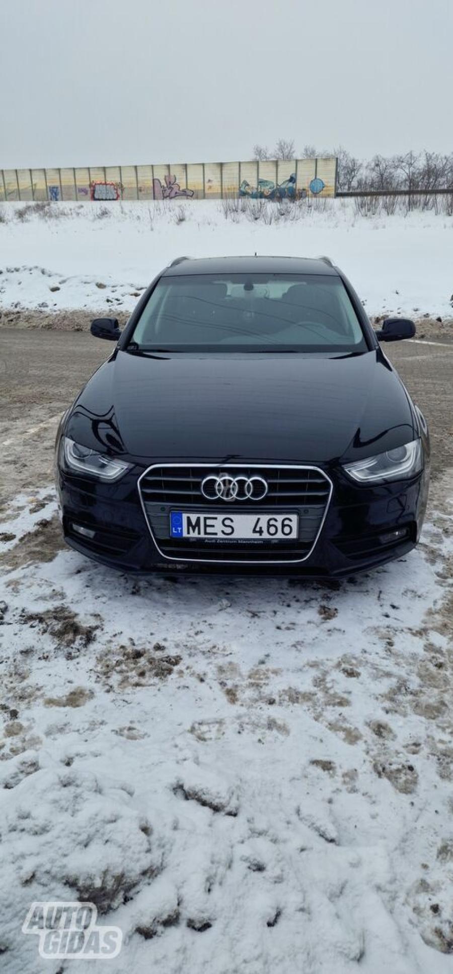 Melns Audi A4 2013 Kauņa, ar dzinēja tilpumu 2.00 L un nobraukumu 284 tūkst. km par 7300 €, foto 1 vietnē AUTOMOTO.COM.LV