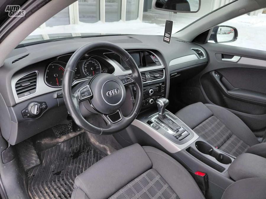 Black Audi A4 2013 in Vilnius, with an engine capacity of 2.00 L and mileage of 340 thousand km for 5400 €, photo 7 on AUTOMOTO.COM.LV