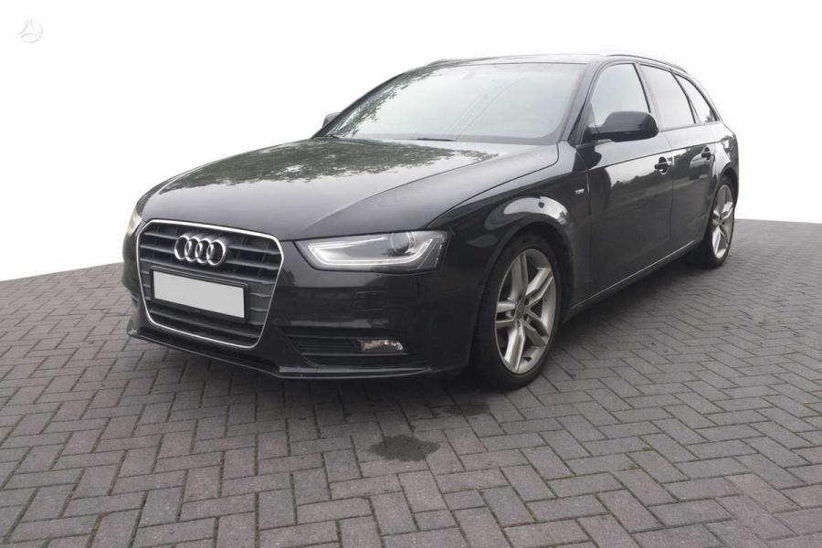 Black Audi A4 2013 in Vilnius, with an engine capacity of 1.97 L and mileage of 391 thousand km for 7100 €, photo 2 on AUTOMOTO.COM.LV