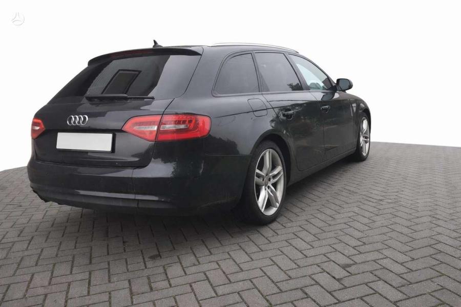 Black Audi A4 2013 in Vilnius, with an engine capacity of 1.97 L and mileage of 391 thousand km for 7100 €, photo 4 on AUTOMOTO.COM.LV
