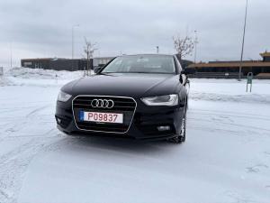 Melns Audi A4 2013 Viļņa, ar dzinēja tilpumu 1.97 L un nobraukumu 270 tūkst. km par 7500 €, foto  vietnē AUTOMOTO.COM.LV