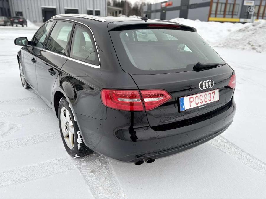 Black Audi A4 2013 in Vilnius, with an engine capacity of 1.97 L and mileage of 270 thousand km for 7500 €, photo 7 on AUTOMOTO.COM.LV