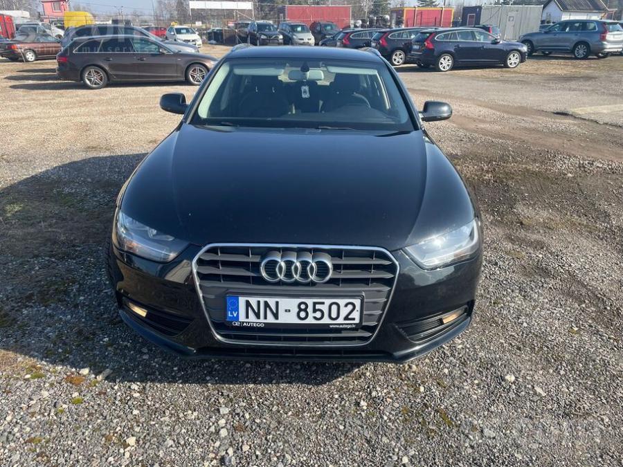 Black Audi A4 2013 in Riga, with an engine capacity of 2.00 L and mileage of 0 thousand km for 6799 €, photo 2 on AUTOMOTO.COM.LV