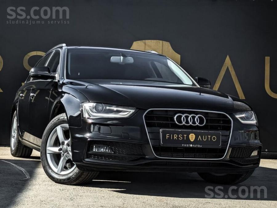 Black Audi A4 2013 in Tukums, with an engine capacity of 2.00 L and mileage of 358 thousand km for 6490 €, photo 1 on AUTOMOTO.COM.LV