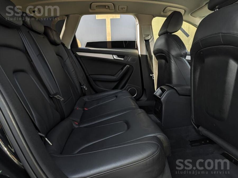 Black Audi A4 2013 in Tukums, with an engine capacity of 2.00 L and mileage of 358 thousand km for 6490 €, photo 8 on AUTOMOTO.COM.LV