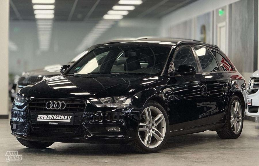 Black Audi A4 2013 in Klaipeda, with an engine capacity of 2.00 L and mileage of 283 thousand km for 9350 €, photo 1 on AUTOMOTO.COM.LV