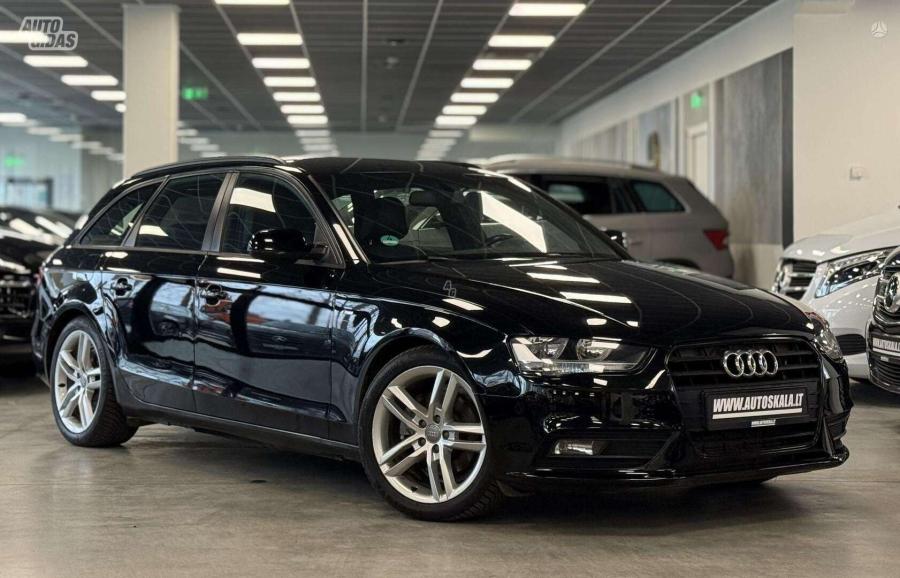 Black Audi A4 2013 in Klaipeda, with an engine capacity of 2.00 L and mileage of 283 thousand km for 9350 €, photo 8 on AUTOMOTO.COM.LV