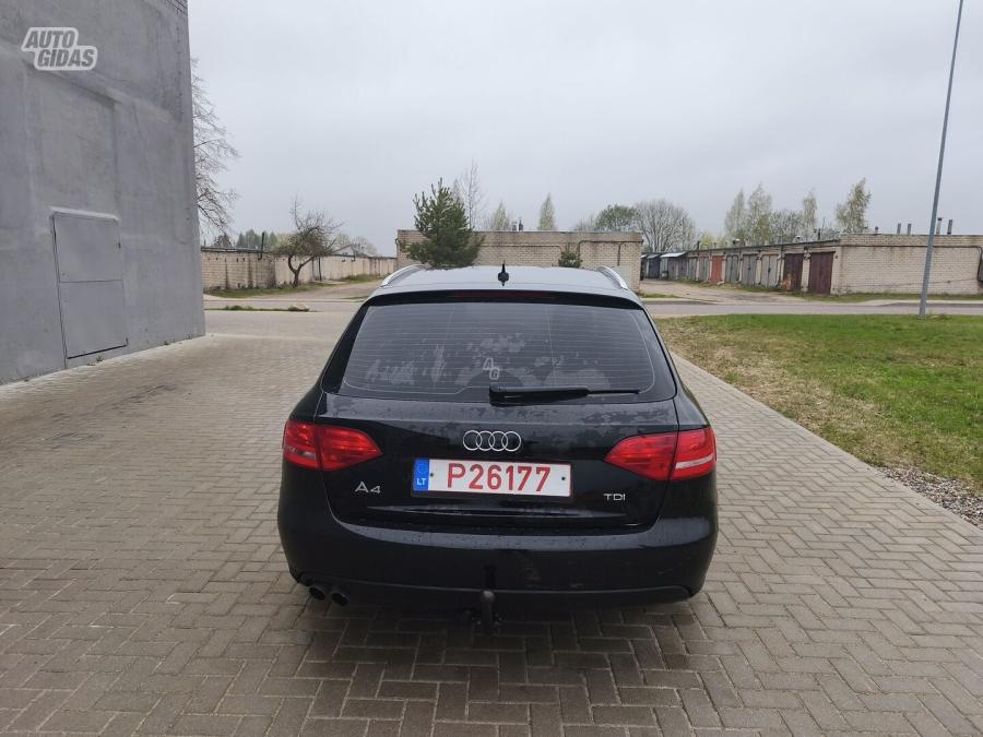 Black Audi A4 2013 in Jurbarkas, with an engine capacity of 2.00 L and mileage of 261 thousand km for 5900 €, photo 9 on AUTOMOTO.COM.LV
