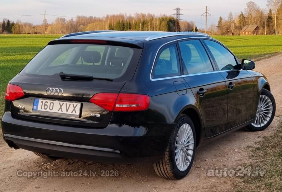Black Audi A4 2013 in Tallinn, with an engine capacity of 1.80 L and mileage of 198 thousand km for 6300 €, photo 5 on AUTOMOTO.COM.LV