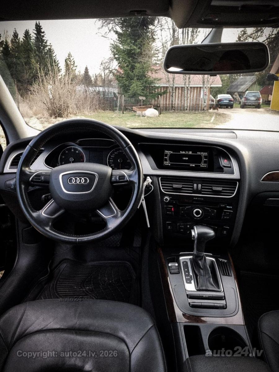 Black Audi A4 2013 in Tallinn, with an engine capacity of 1.80 L and mileage of 198 thousand km for 6300 €, photo 10 on AUTOMOTO.COM.LV