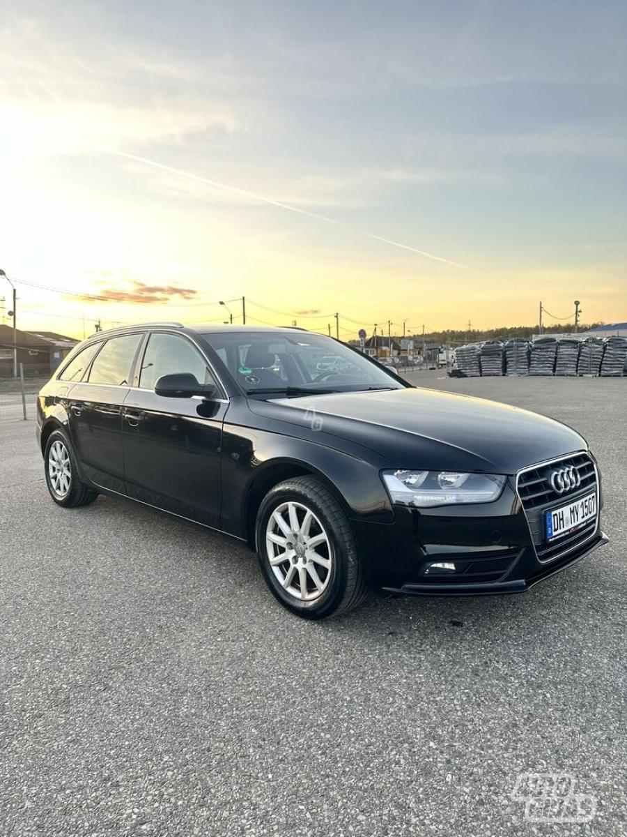 Melns Audi A4 2013 Kauņa, ar dzinēja tilpumu 1.80 L un nobraukumu 280 tūkst. km par 5900 €, foto 1 vietnē AUTOMOTO.COM.LV