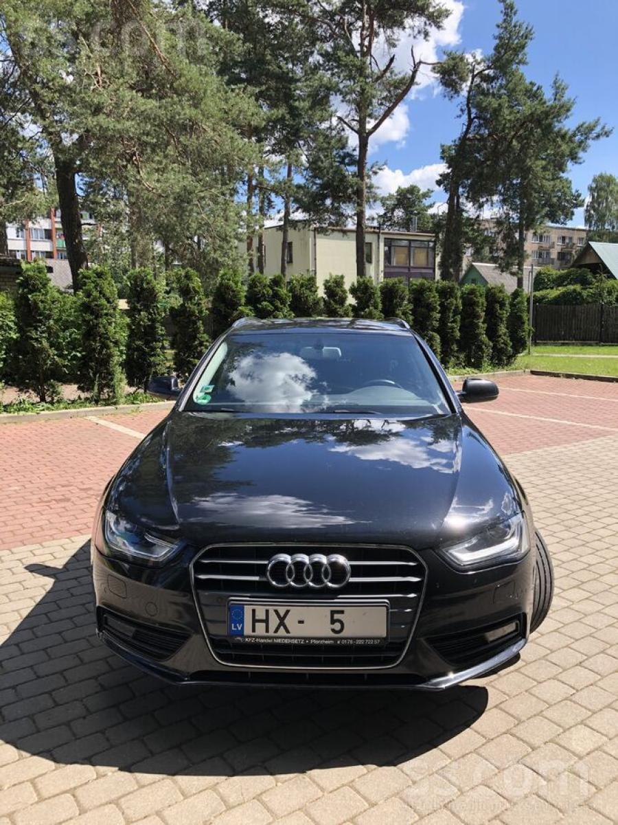 Black Audi A4 2013 in Preili, with an engine capacity of 2.00 L and mileage of 274 thousand km for 8700 €, photo 3 on AUTOMOTO.COM.LV