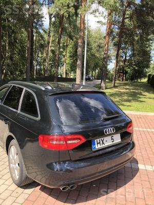 Black Audi A4 2013 in Preili, with an engine capacity of 2.00 L and mileage of 274 thousand km for 8700 €, photo 5 on AUTOMOTO.COM.LV