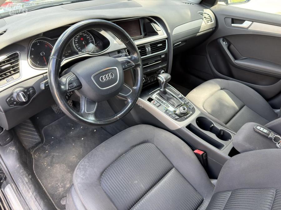 Black Audi A4 2013 in Panevezys, with an engine capacity of 3.00 L and mileage of 300 thousand km for 5555 €, photo 14 on AUTOMOTO.COM.LV