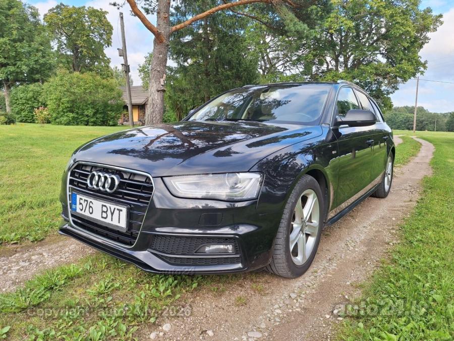 Black Audi A4 2013 in Rapla, with an engine capacity of 2.00 L and mileage of 323 thousand km for 7500 €, photo 1 on AUTOMOTO.COM.LV