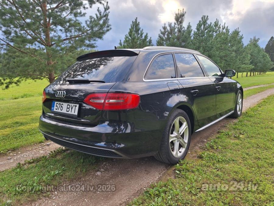 Black Audi A4 2013 in Rapla, with an engine capacity of 2.00 L and mileage of 323 thousand km for 7500 €, photo 5 on AUTOMOTO.COM.LV
