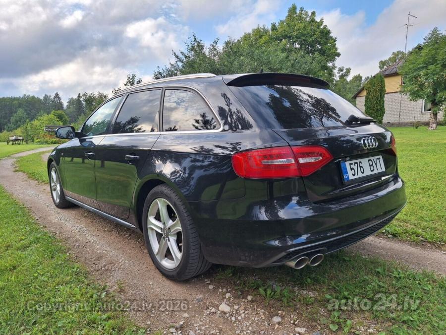 Black Audi A4 2013 in Rapla, with an engine capacity of 2.00 L and mileage of 323 thousand km for 7500 €, photo 6 on AUTOMOTO.COM.LV