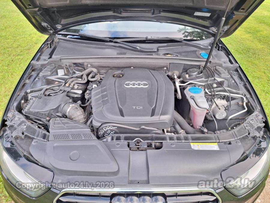 Black Audi A4 2013 in Rapla, with an engine capacity of 2.00 L and mileage of 323 thousand km for 7500 €, photo 17 on AUTOMOTO.COM.LV
