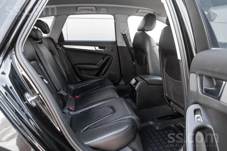 Melns Audi A4 2013 Rīga, ar dzinēja tilpumu 2.00 L un nobraukumu 307 tūkst. km par 6990 €, foto 13 vietnē AUTOMOTO.COM.LV
